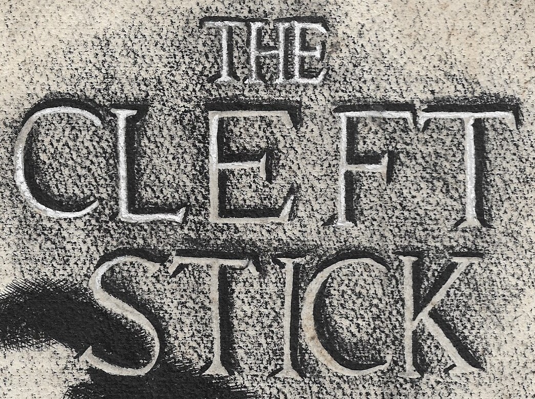 Arthur’s Wragg’s Original Dust-wrapper Drawing for The Cleft Stick, and ...